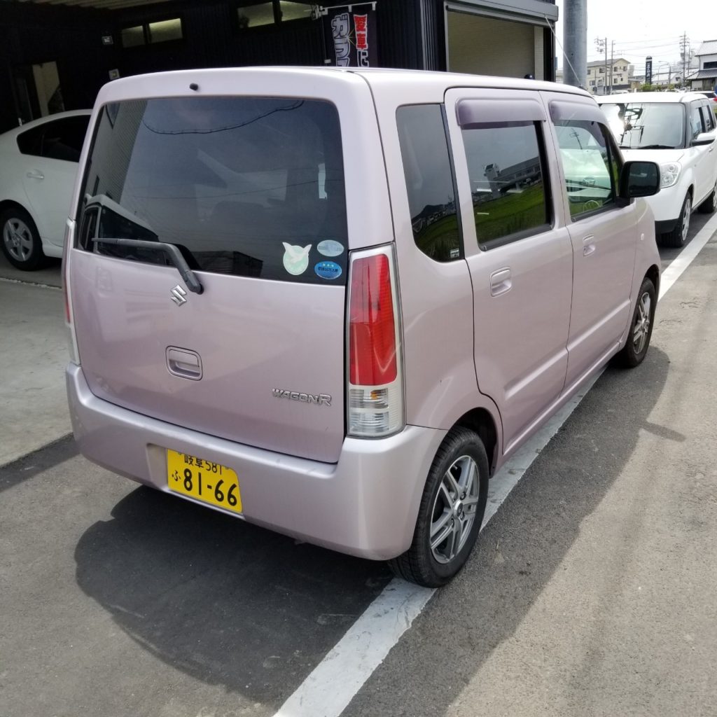 【sold】総額8.9万円★Tチェーン★平成18年式 スズキ ワゴンR FX(MH21S) 9.3万キロ 車検令和3年4月 ピンク | 岐阜激安中古車ショップ【ウェリナU15】